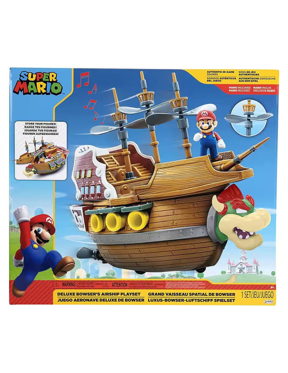 Barco Super Mario Deluxe Dlx Bowser's – La Casa del Basquet