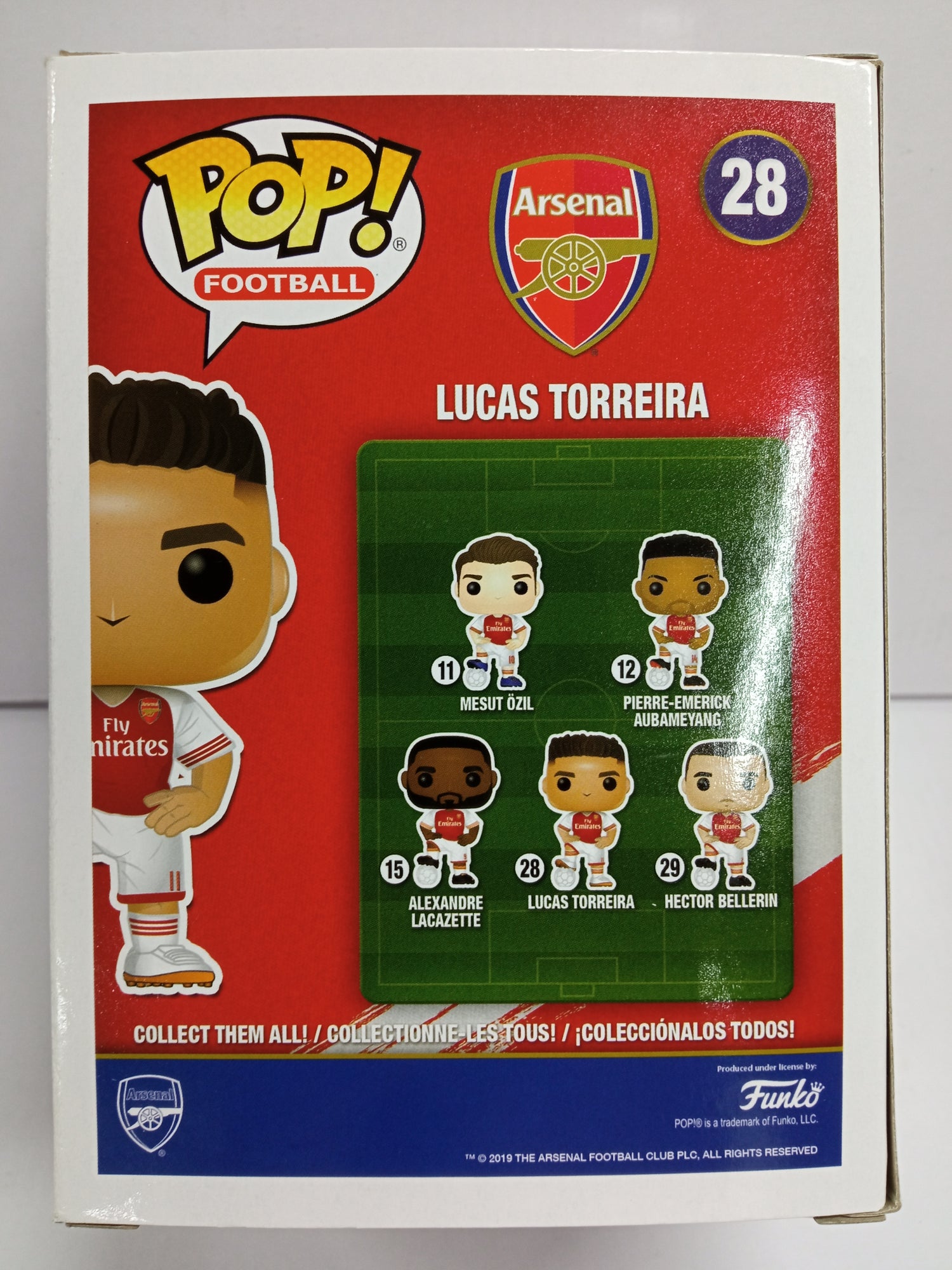 Funko Pop Arsenal Lucas Torreira #28 – La Casa del Basquet